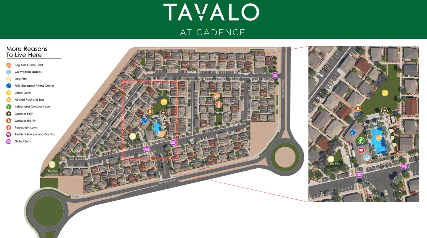 Tavalo at Cadence Apartment and Community Amenities
